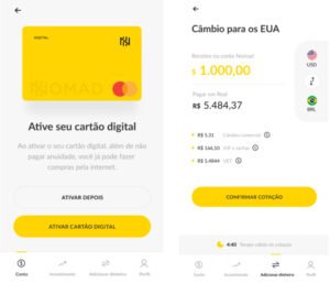 Conta Digital Nomad: Conheça a conta internacional gratuita em dólar
